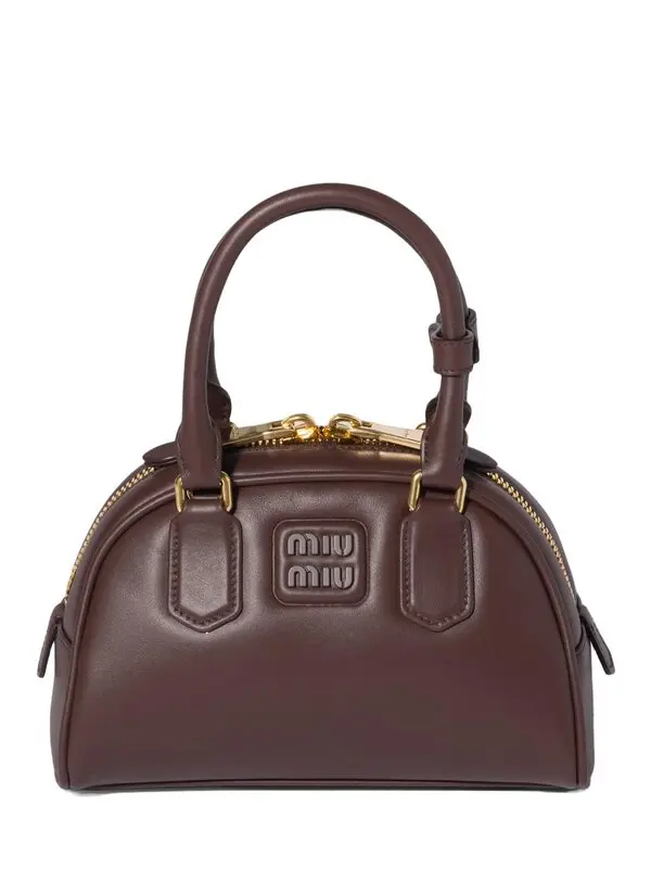 Miu Miu Arcadie Leather Bag - Briarwood