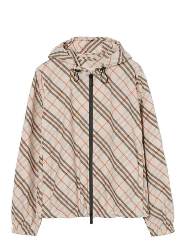 Burberry Hooded Jacket - Pebble Beige