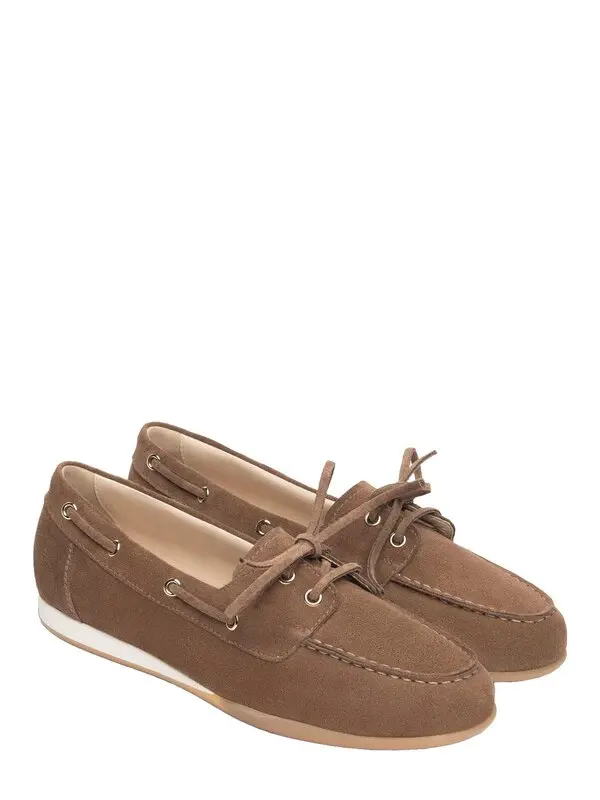 NEROGIARDINI Boat Shoe - Whiskey