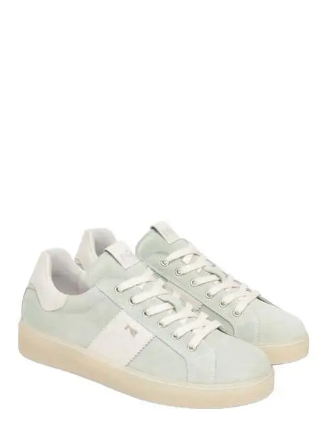 NEROGIARDINI Low Top Leather Sneaker - Mint
