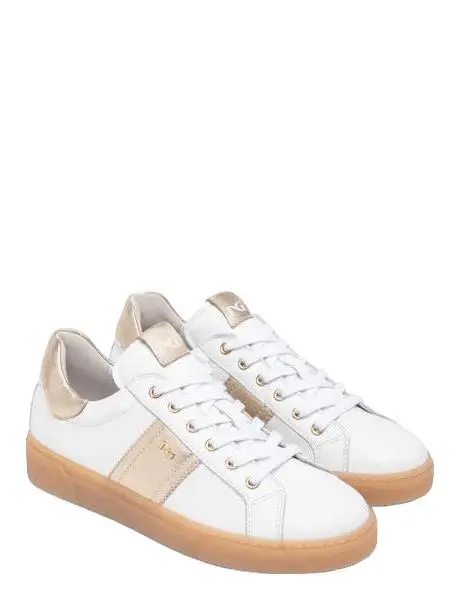 NEROGIARDINI Low Top Leather Sneaker - White