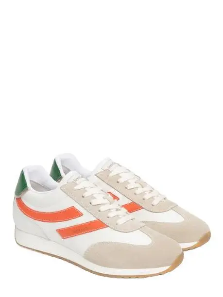 NEROGIARDINI Retro Low Top Sneakers - White Multi