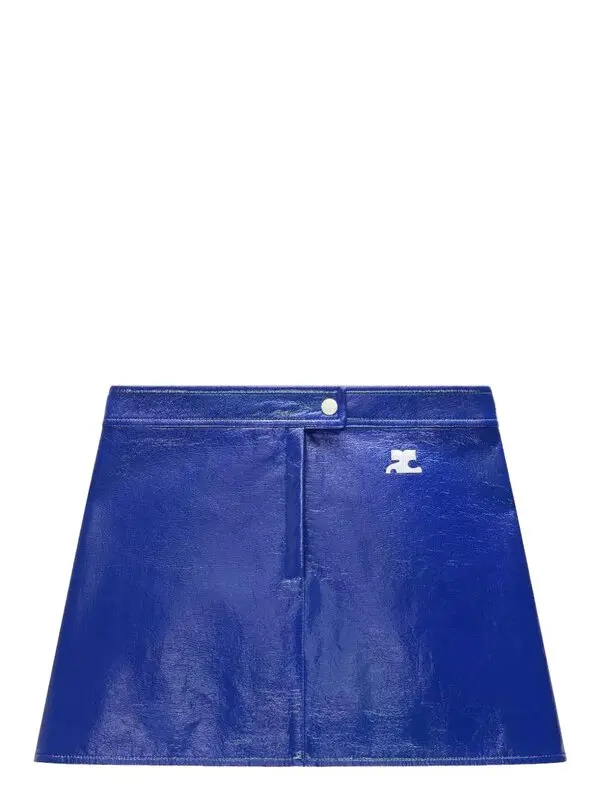COURREGES Mini A-line Skirt - Blue