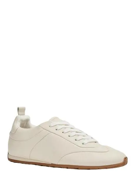 Aquatalia Oasis Weatherproof Sneaker - Off White Leather