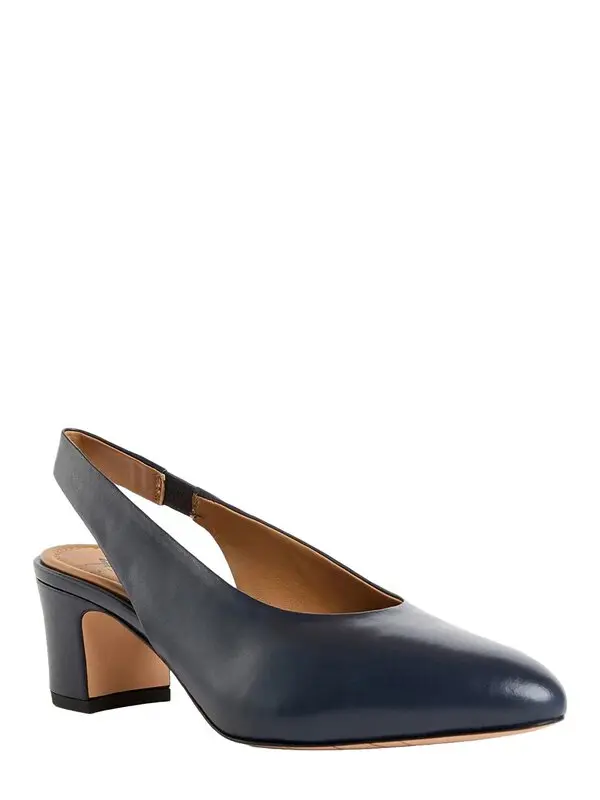 Aquatalia Trevi Slingback Pump - Navy Nappa