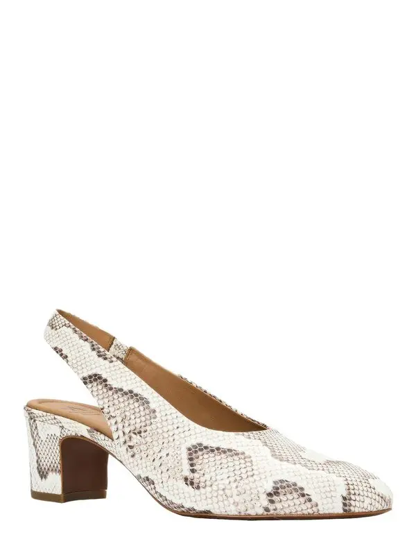 Aquatalia Trevi Slingback Pump - Snake Leather