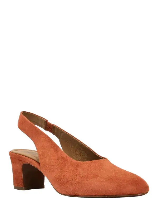 Aquatalia Trevi Slingback Pump - Terracotta Suede