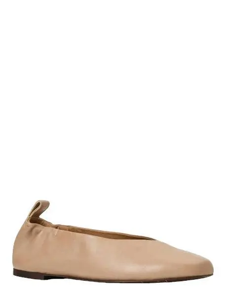 Aquatalia Clio Weatherproof Flat - Sand Nappa
