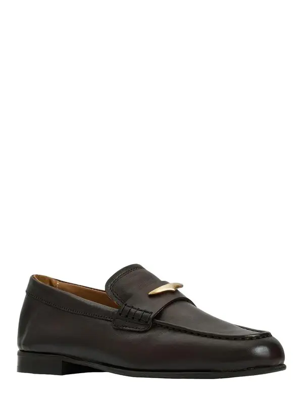 Aquatalia Elia Weatherproof Loafer - Espresso Soft Calf