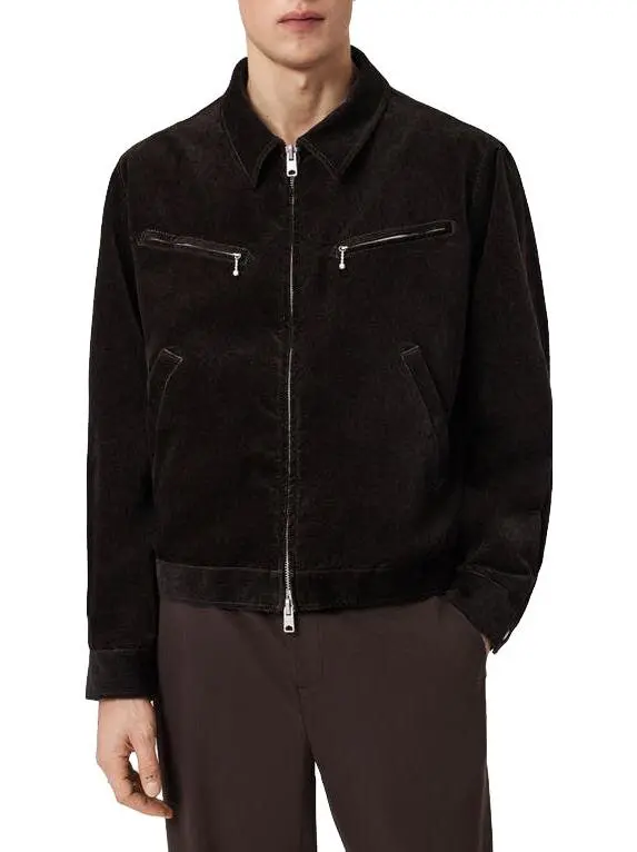 ALLSAINTS Korey Slim Fit Jacket - Traverse Brown