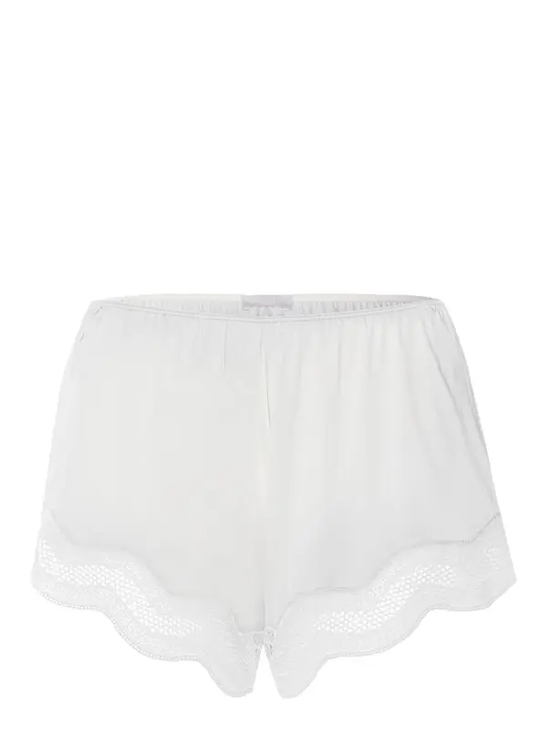 Hanro Cira Pyjama Shorts - Ivory