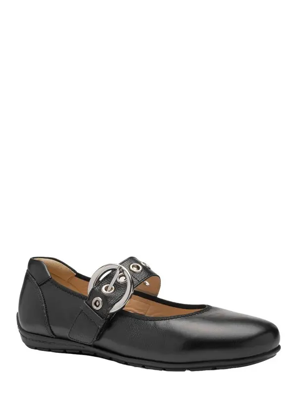 ARA Begonia Mary Jane Flat - Black