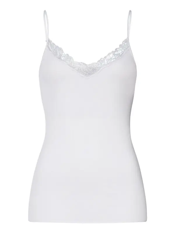 Hanro Cotton Cami Top - White