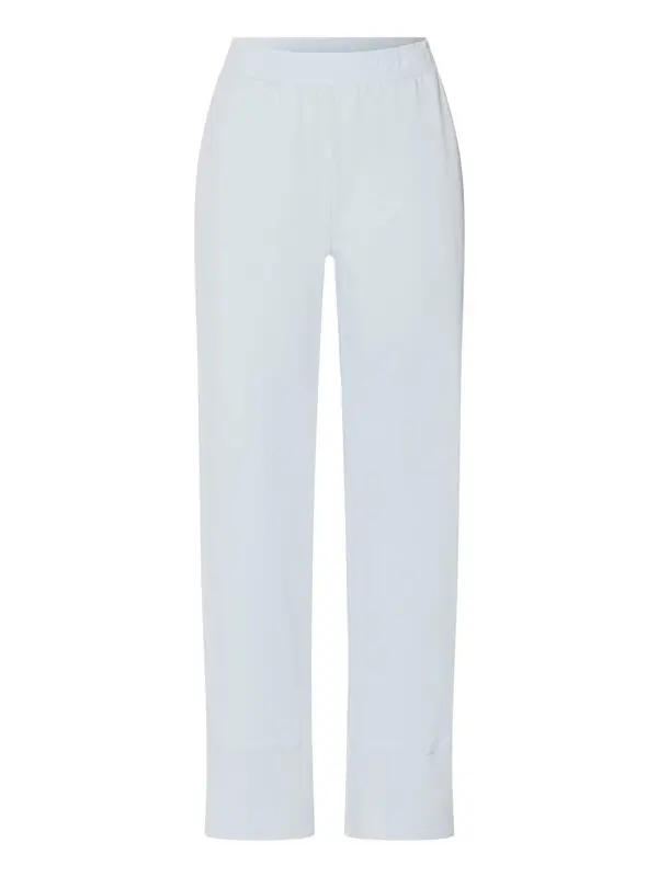 Hanro Stretch-cotton Lounge Trousers - Blue