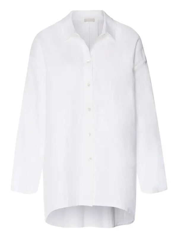 Hanro Linen-cotton Essentials Shirt - White