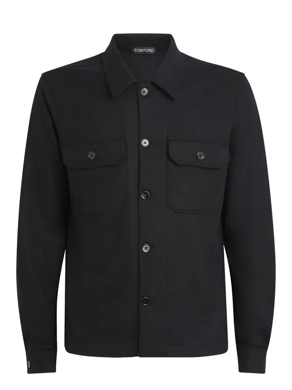 TOM FORD Cashmere Shirt - Black
