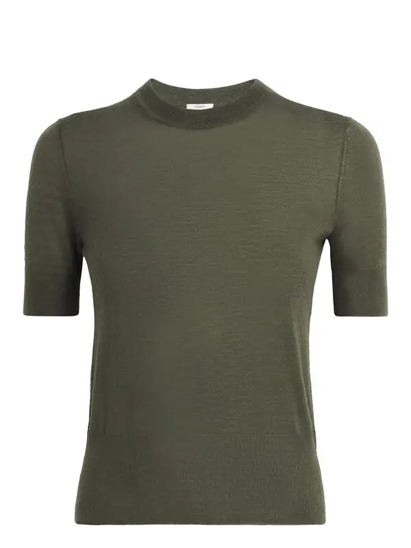 JOSEPH Cashair T-shirt - Green