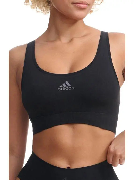 ADIDAS ORIGINALS Scoop Lounge Sports Bra - Black