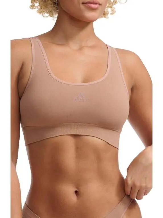 ADIDAS ORIGINALS Scoop Lounge Sports Bra - Toasted Almond