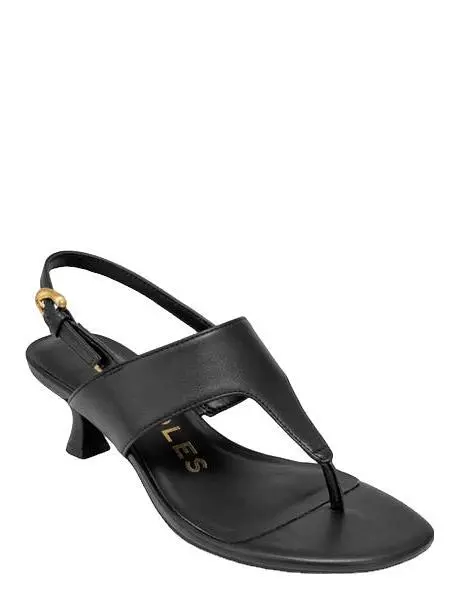 Aerosoles Kora Slingback Sandal - Black Fx Nappa