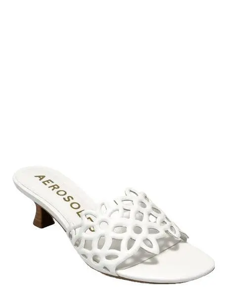 Aerosoles Kirah Sandal - Bright White Fx Nappa