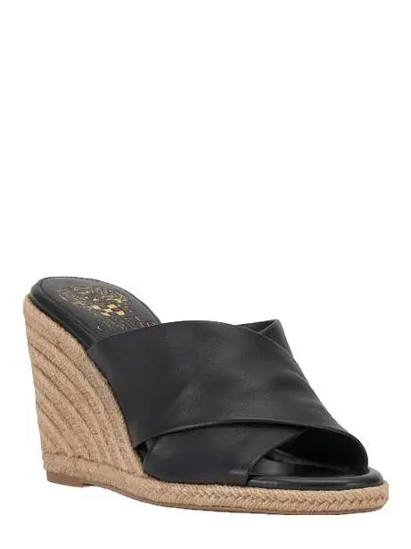 Vince Camuto Fisella Espadrille Wedge Sandal - Black