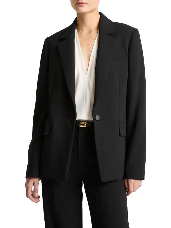 Vince Soft Sculpture Blazer - Black