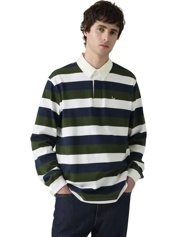 LEVI'S Union Rugby Shirt - Jona Stripe Duffel Bag
