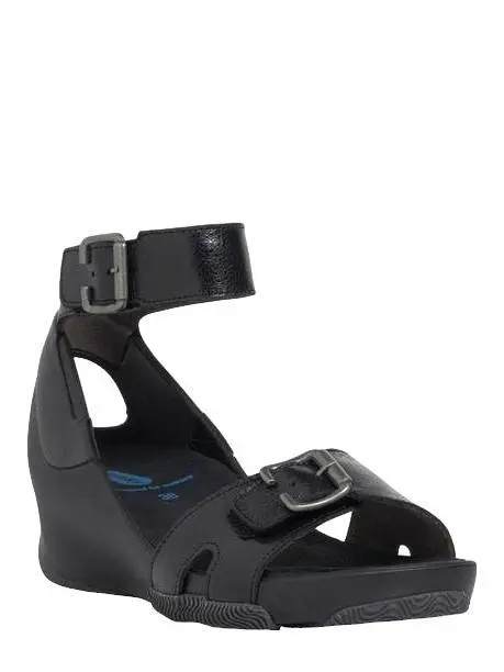 WOLKY Eraza Ankle Strap Sandal - Black