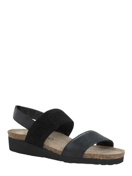 Naot Amy Slingback Sandal - Shiny Black