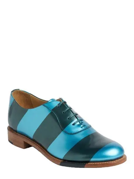 THE OFFICE OF US Mr. Smith Oxford - Teal Metallic