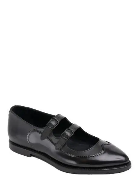 THE OFFICE OF US Miss Margo Mary Jane Flat - Black