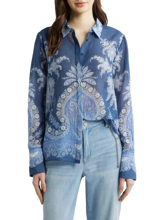 Kobi Halperin Paloma Floral Print Shirt - Midnight Multi