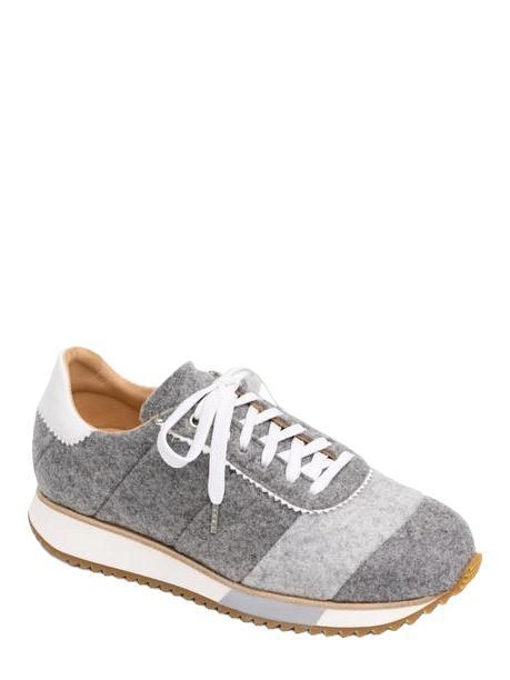 THE OFFICE OF US The Quinn Lace-up Sneakers - Grey Wool