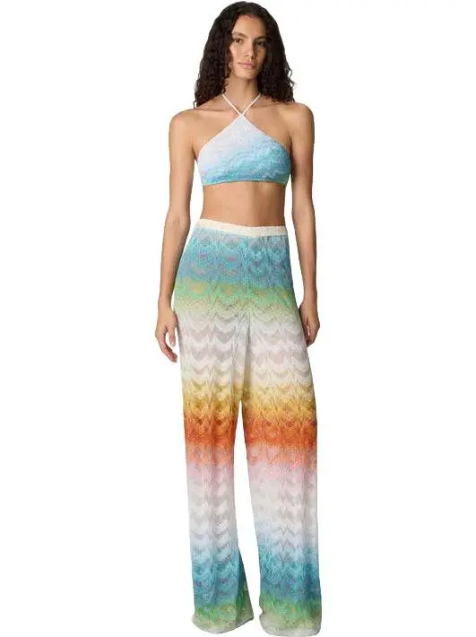 Missoni Cover-up Trousers In Shaded Lamé Viscose - Multicoloured