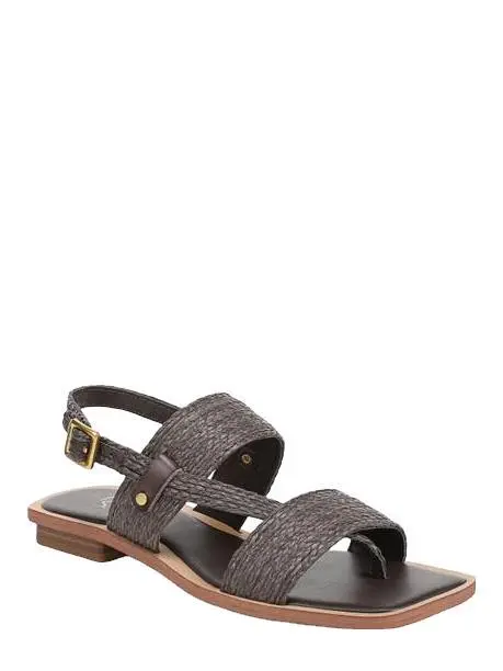 Franco Sarto Leather Sandals - Brown