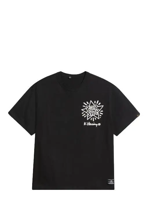 Alpha Industries X Keith Haring Pop Shop Graphic T-shirt - Black
