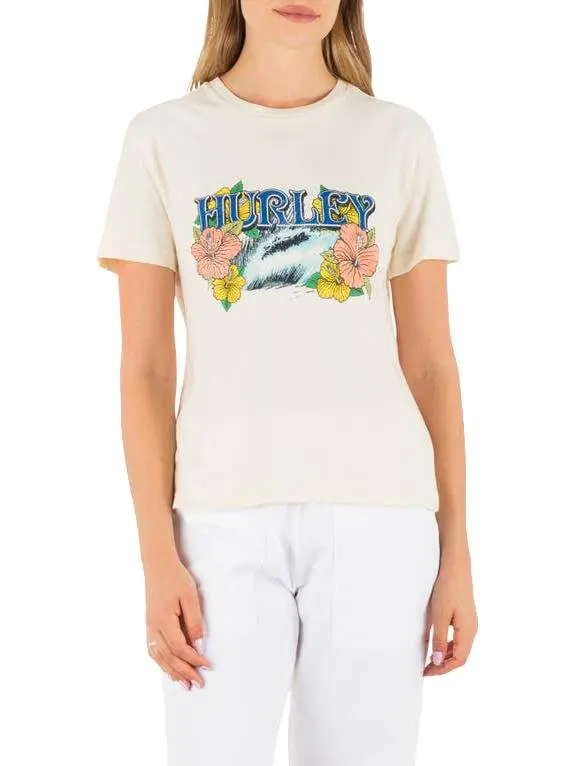 Hurley Tidal Classic Graphic T-shirt - Off White