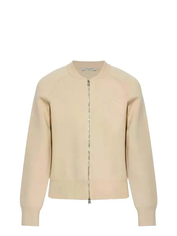ALLSAINTS Sonny Zip-up Sweatshirt - Neutrals