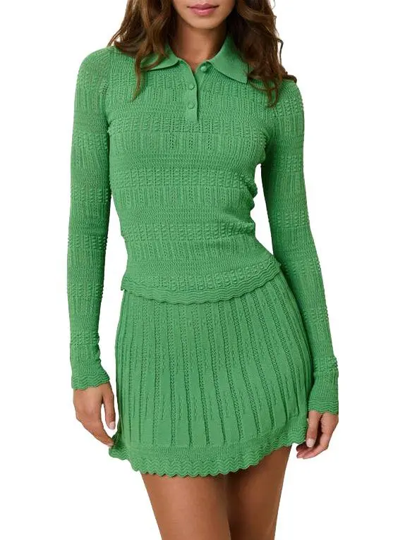Solid & Striped Debra Knit Sweater - Turtle Green