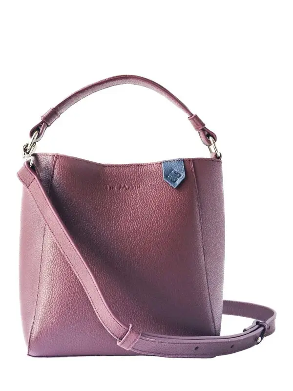 TIN MARIN Yaya Leather Bucket Bag - Burgundy