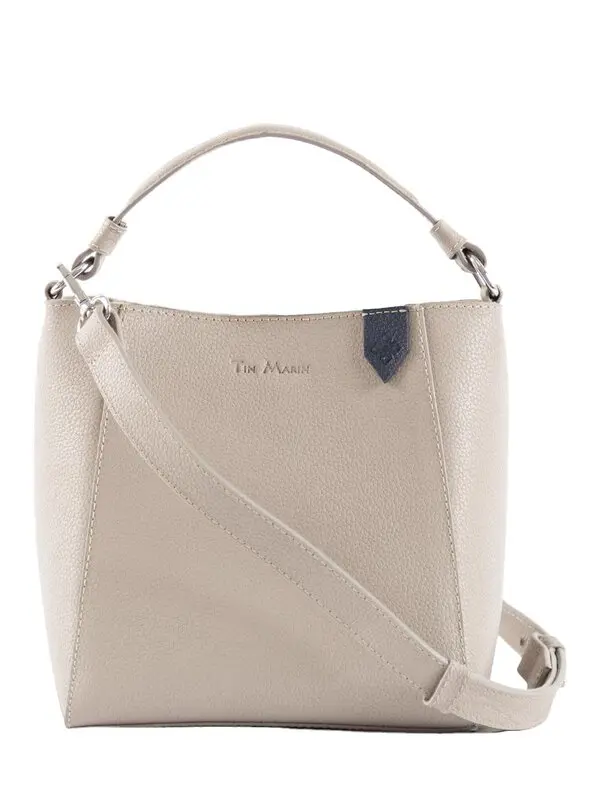 TIN MARIN Yaya Leather Bucket Bag - Gray