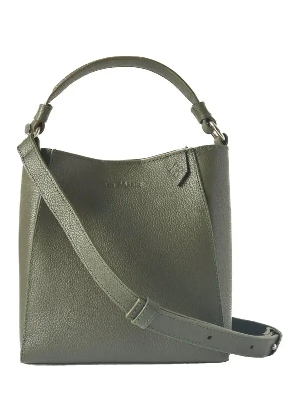 TIN MARIN Yaya Leather Bucket Bag - Olive Green