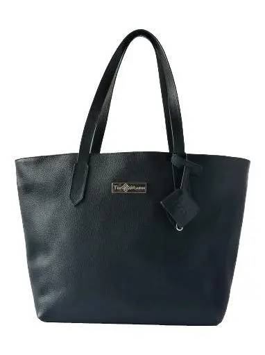 TIN MARIN Martina Leather Tote Bag - Black