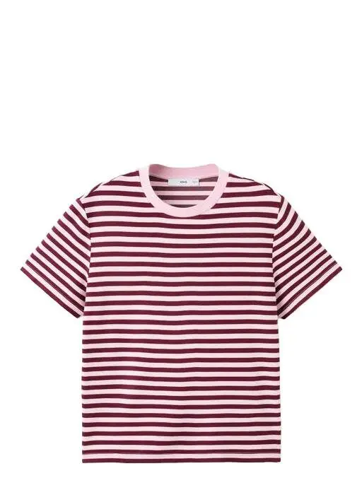 Mango Stripe T-shirt - Pastel Pink