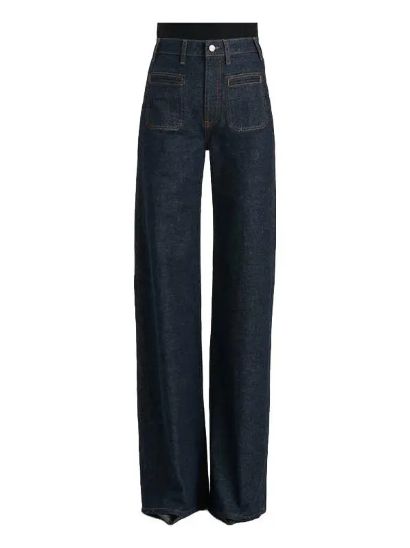 Khaite Delmonico High-waist Wide-leg Jeans - Benson