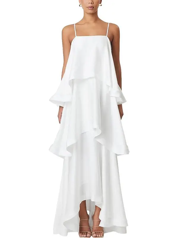 ELLIATT Tilly Tiered Maxi Dress - White