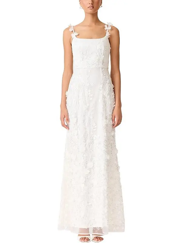 ELLIATT Rina Embellished Gown - White