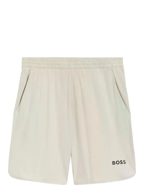 BOSS Logo Track Shorts - Neutrals