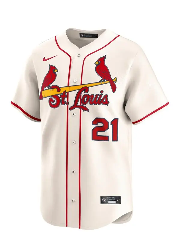 Nike Lars Nootbaar St. Louis Cardinals Dri-fit Mlb Limited Jersey - Brown